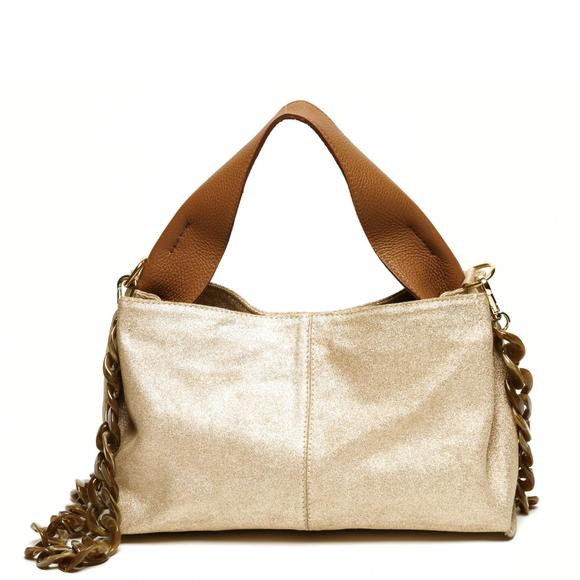 Laggo | Bags | New Laggo Gaby Crossbody Bag In Gold Shimmer | Poshmark